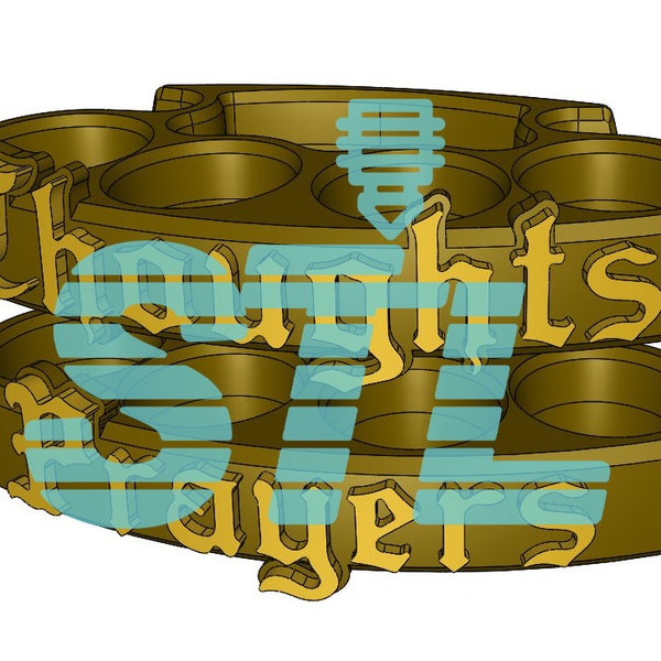 Brass Knuckles Stl File - Etsy