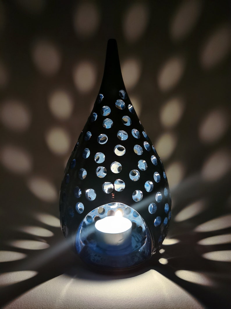 Handmade Ceramic Cretan Lanterns Night Lantern, Candle Lit Lantern ...