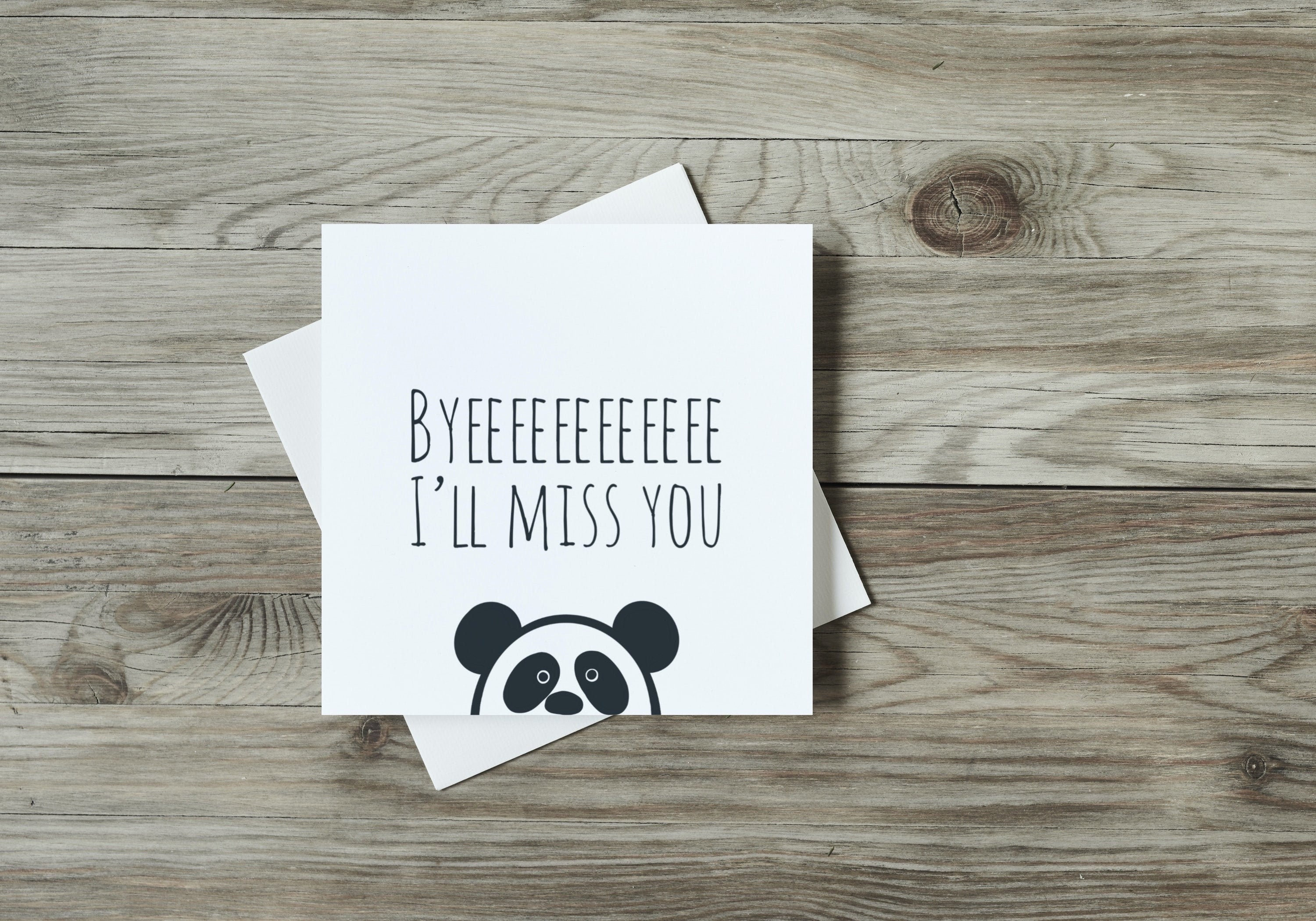 I Will Miss You Cards For Teachers