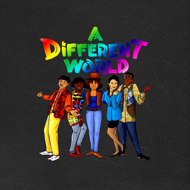 A Different World Png TV Show Sublimated Printing/Instant | Etsy