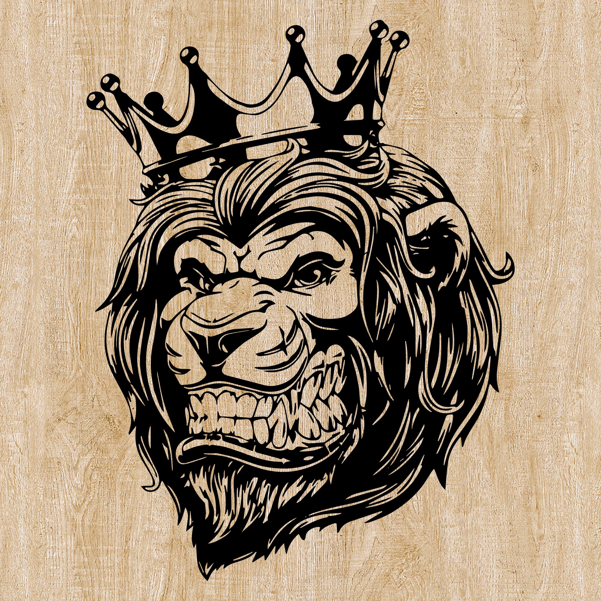 King Lion Svg Royal Lion In Crown Svg Lions Head Svg Lion | Etsy