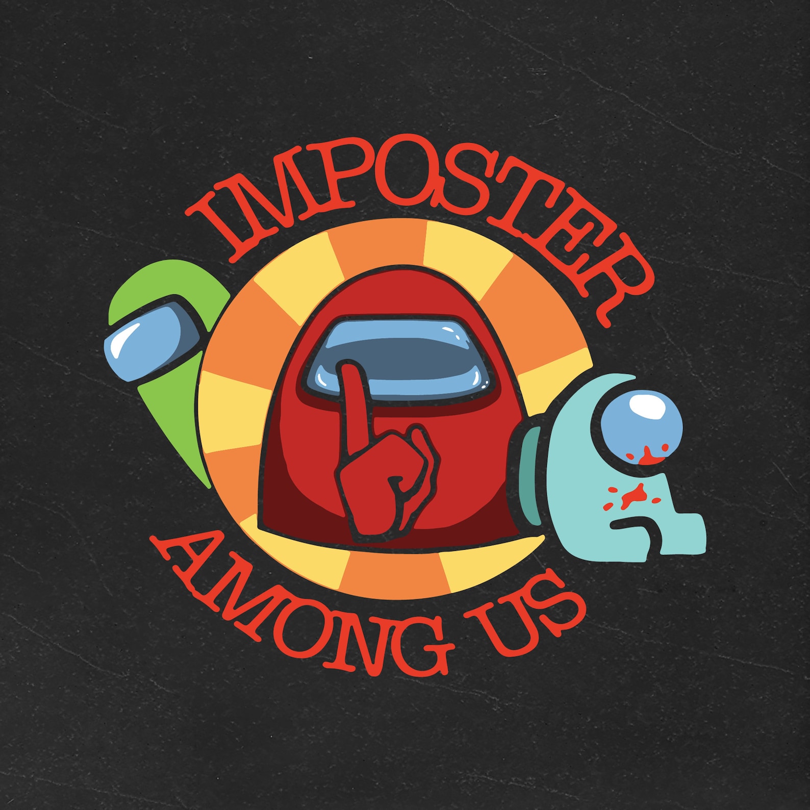 Among us logo imposter - statmf