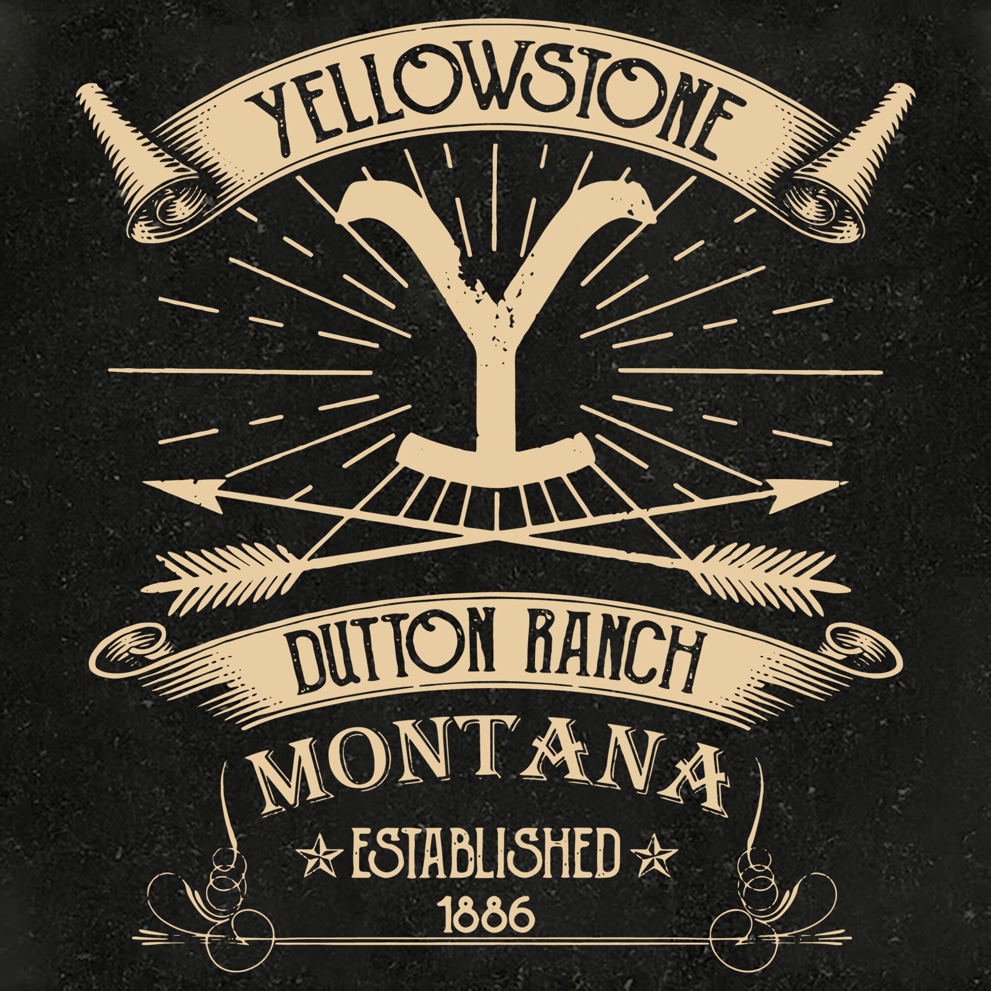 Yellowstone Dutton Ranch Svg Etsy