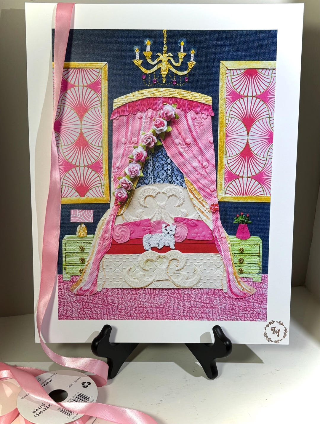 Pink Please Fancy Cat Print - Etsy