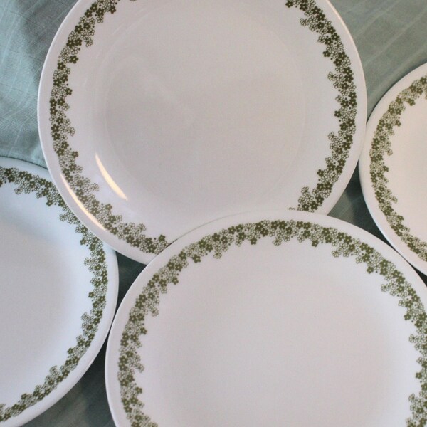 Green Vintage Plates - Etsy