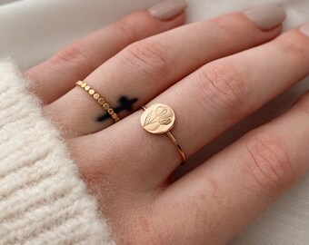 Gold Simple Ring | Etsy