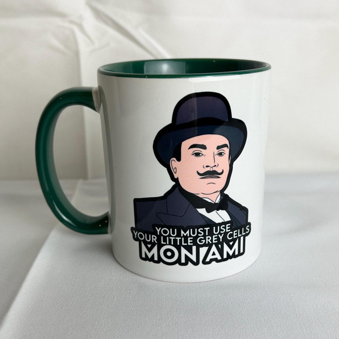 Hercule Poirot Mug - Etsy UK