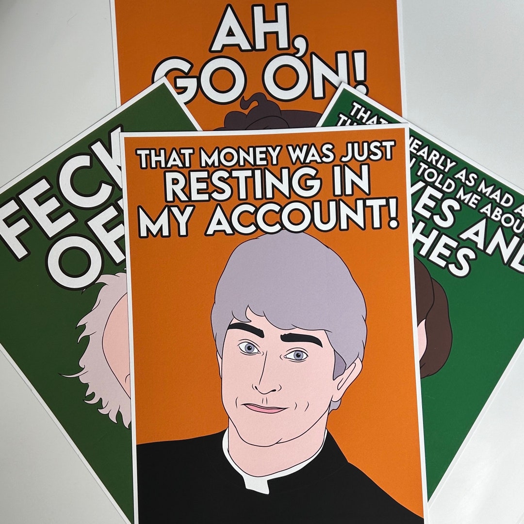 Father Ted Art Print/illustrations - Etsy