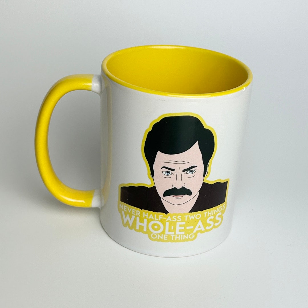 Parks and Rec Ron Swanson Mug - Etsy