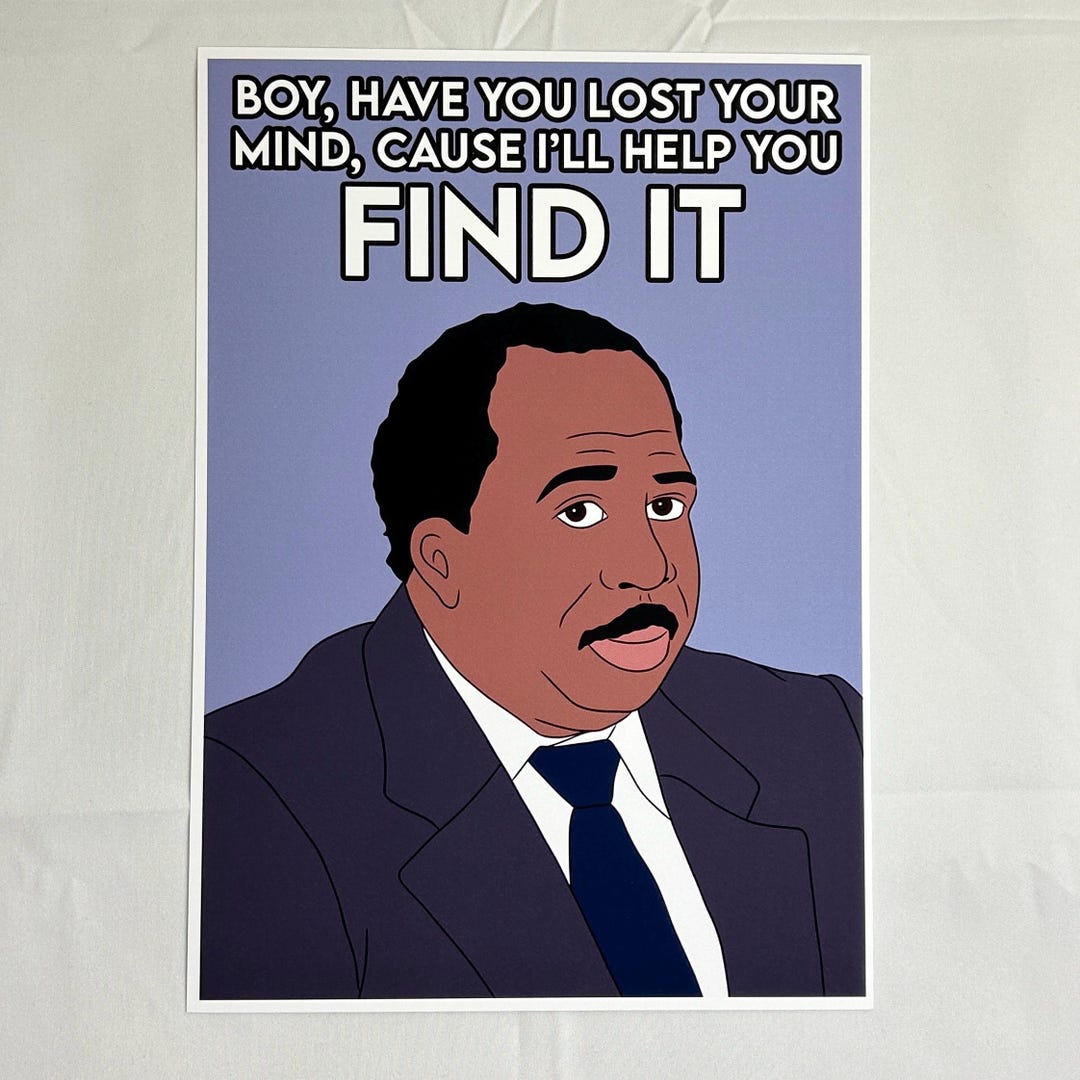 Stanley Hudson the Office Art Print/illustration - Etsy