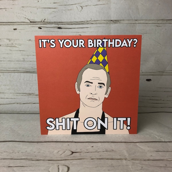 Friday Night Dinner Birthday Card - Etsy