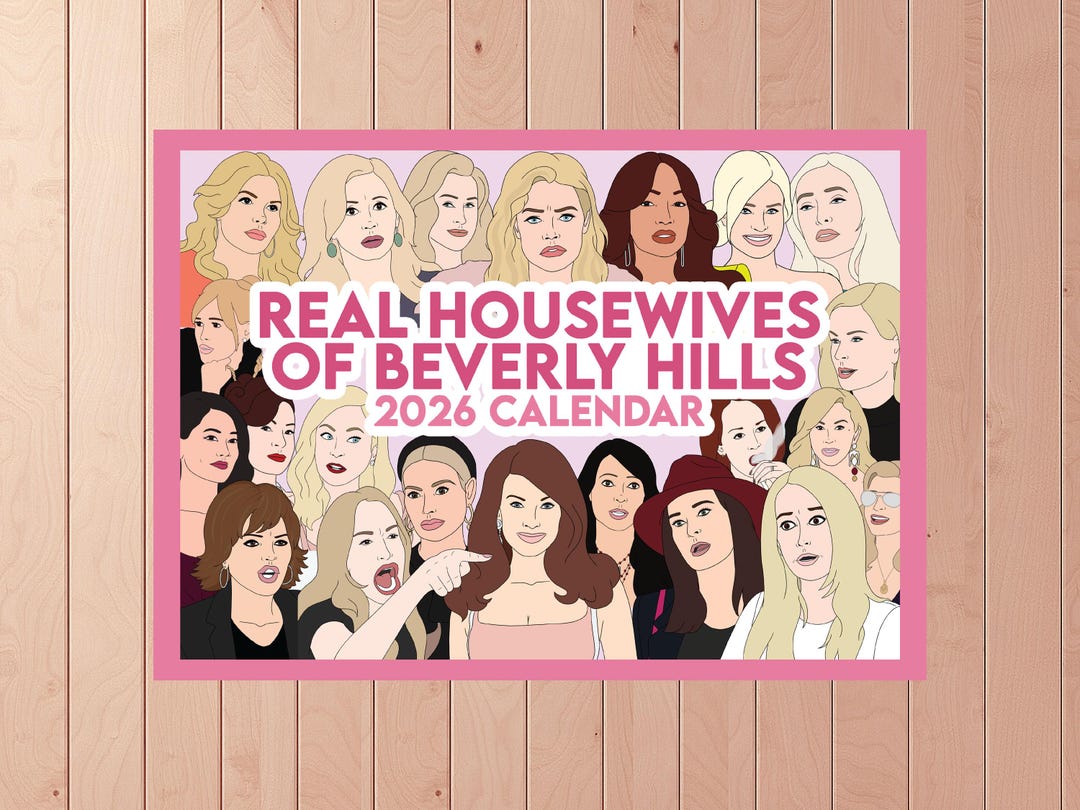 MISPRINT RHOBH Real Housewives of Beverly Hills 2026 Calendar A4 - Etsy