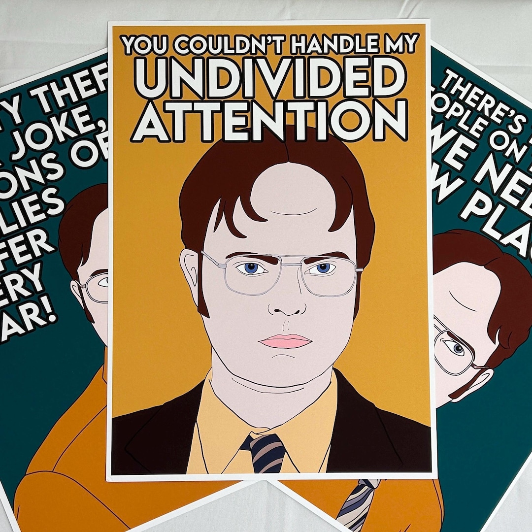 Dwight Schrute the Office Art Prints/illustrations - Etsy