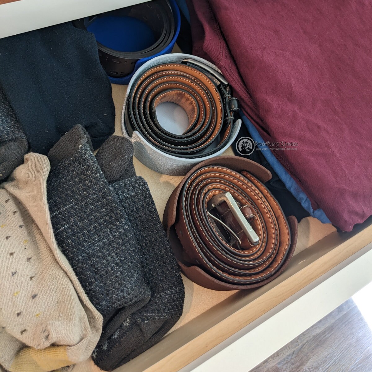 3D Printed Belt Holder Belt Storage Closet Organization Clothing ...