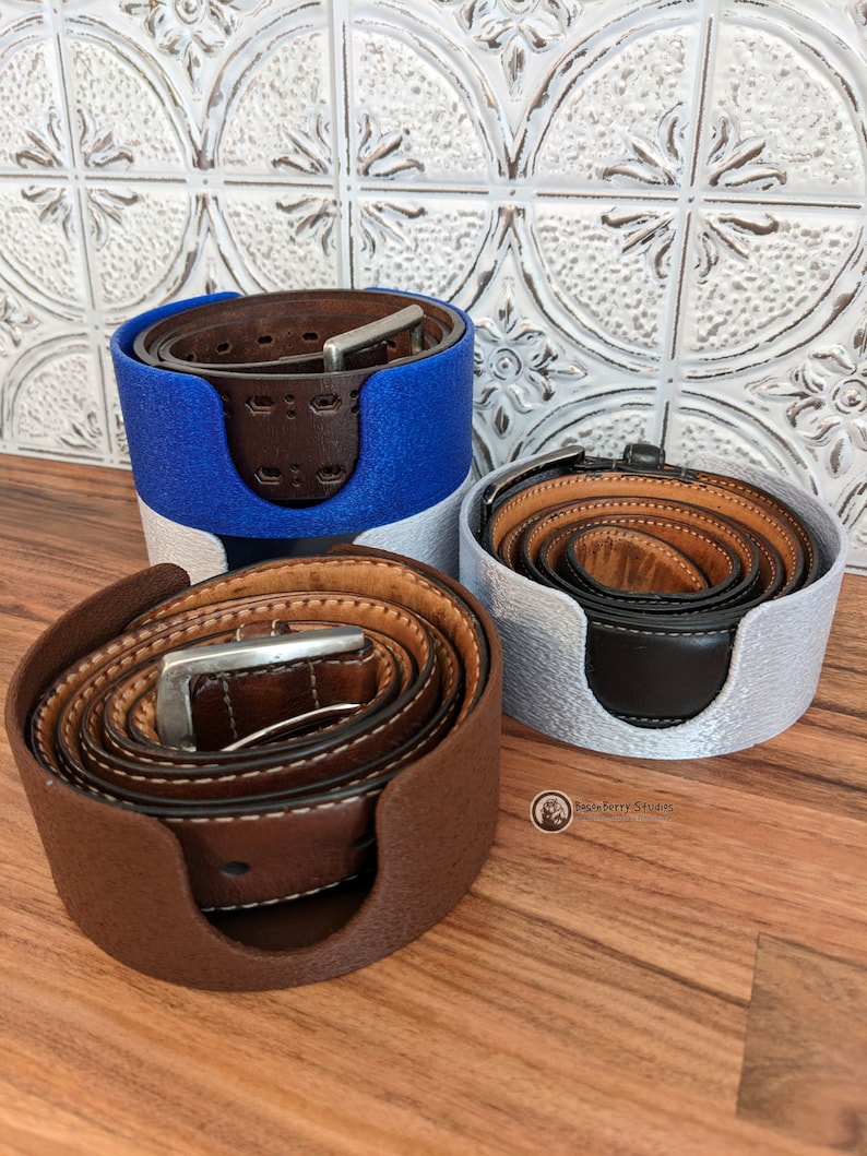 3D Printed Belt Holder Belt Storage Closet Organization Clothing ...