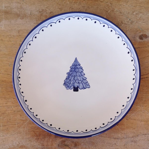 Blue White Plate - Etsy