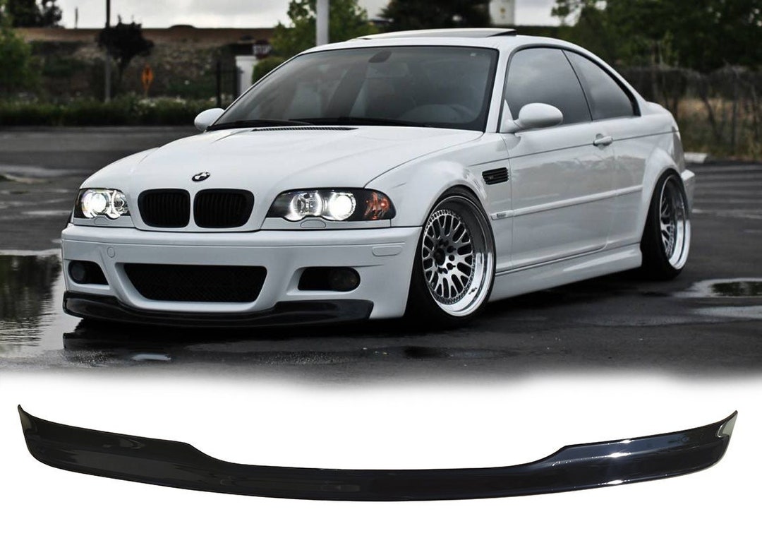 Bmw E46 M3 Front Bumper Lip Splitter M3 CSL Lip Spoiler CSL Style ABS Bmw E46 M3 Front Bumper Lip Splitter M3 CSL Lip Spoiler CSL Style ABS