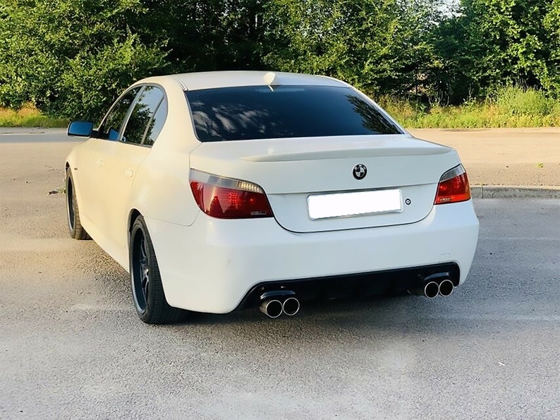BMW E60 M PACK or M Tech Rear Bumper Diffuser Splitter Lip Two - Etsy