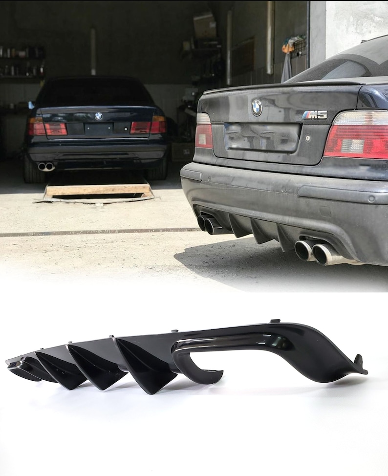 BMW E39 M5 REAR BUMPER Diffuser Splitter Lip Two Whips Hamann Style by ...