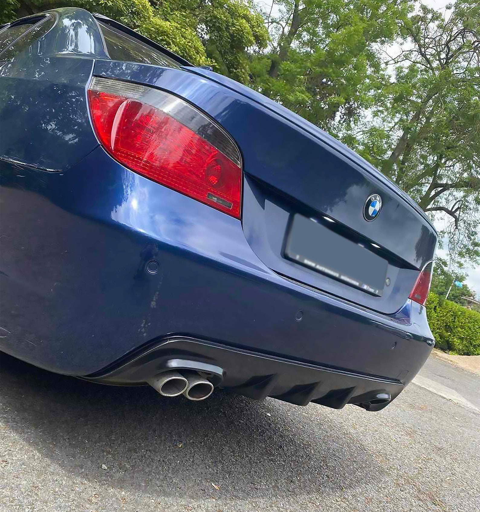 BMW E60 M PACK or M Tech Rear Bumper Diffuser Splitter Lip Two - Etsy