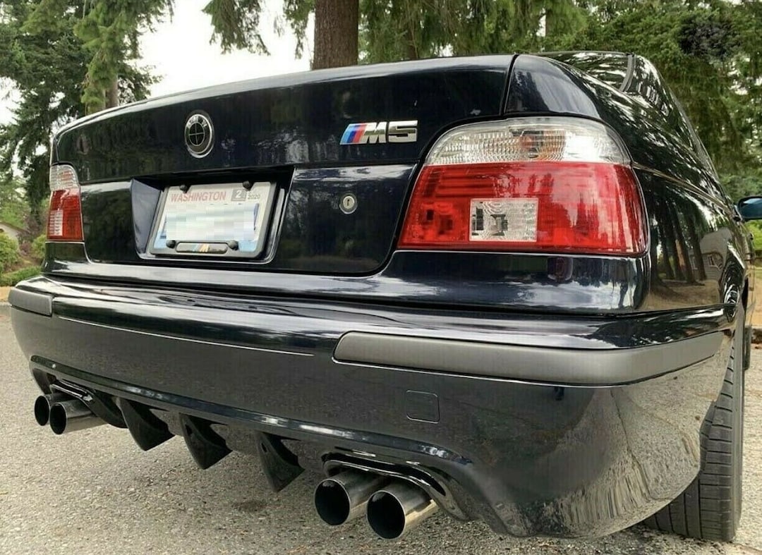 BMW E39 M5 Rear Bumper Diffuser Splitter Lip Two Whips Hamann Style - Etsy