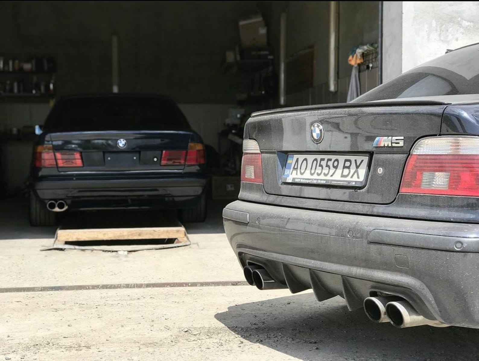BMW E39 M5 Rear Bumper Diffuser Splitter Lip Two Whips Hamann Style - Etsy