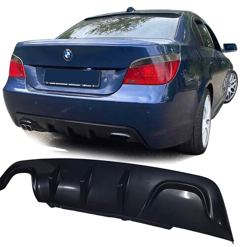 BMW E60 Rear Diffuser M Sport Bumper Lip Fits M-tech Mpak - Etsy
