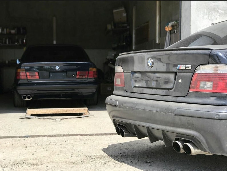BMW E39 M5 Rear Bumper Diffuser Splitter Lip Two Whips Hamann Style - Etsy