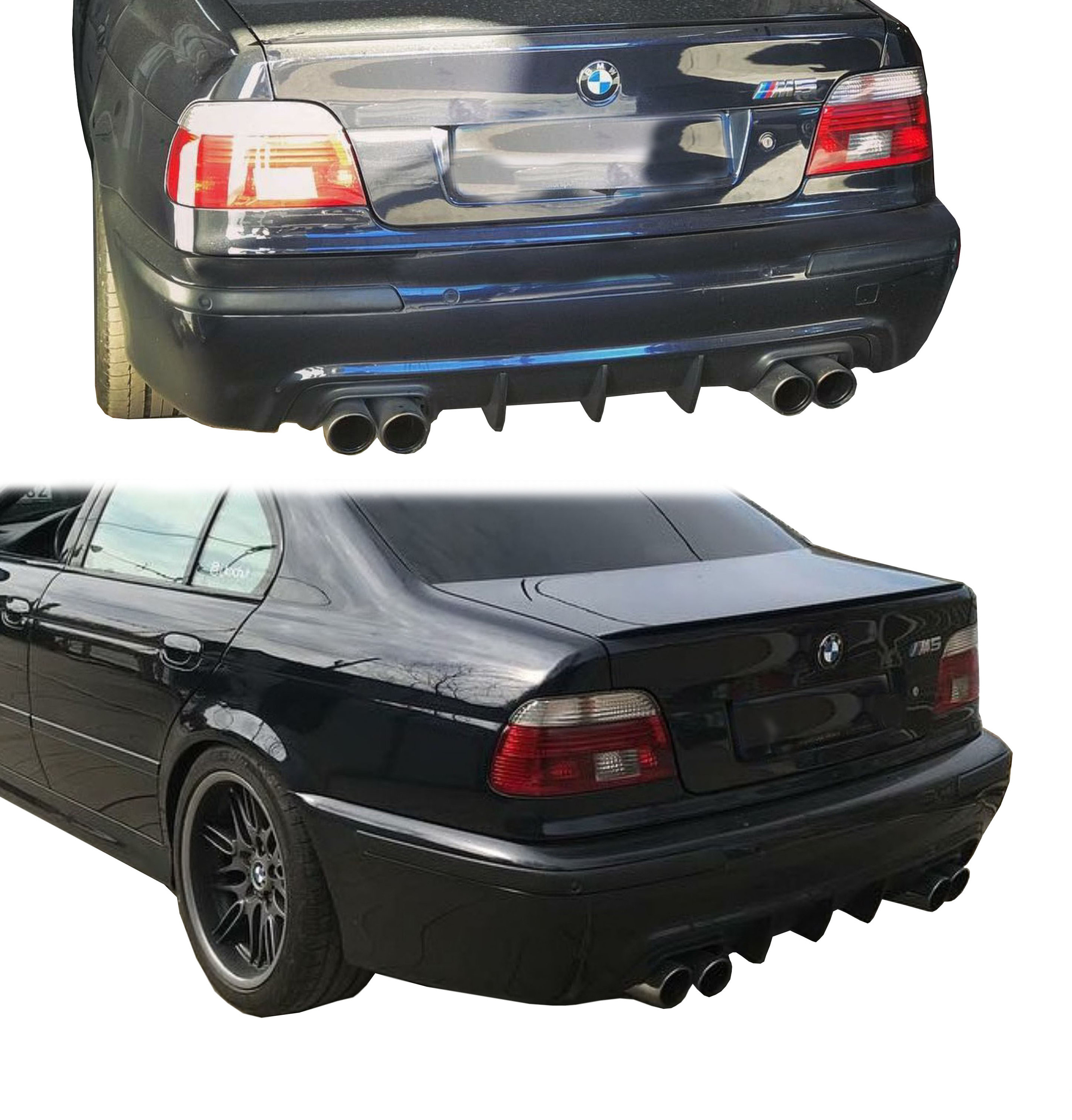 BMW E39 M5 Rear Bumper Diffuser Splitter Lip Two Whips Hamann - Etsy ...