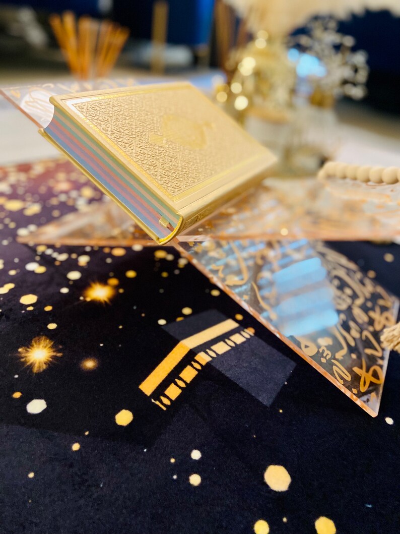 QR Code Quran Gold Cover Quran Arabic Text Quran Colorful Pages Quran ...