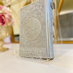 Modern Quran Book Stand. Gold Book Stand. Modern Book Shelf. Decorative ...