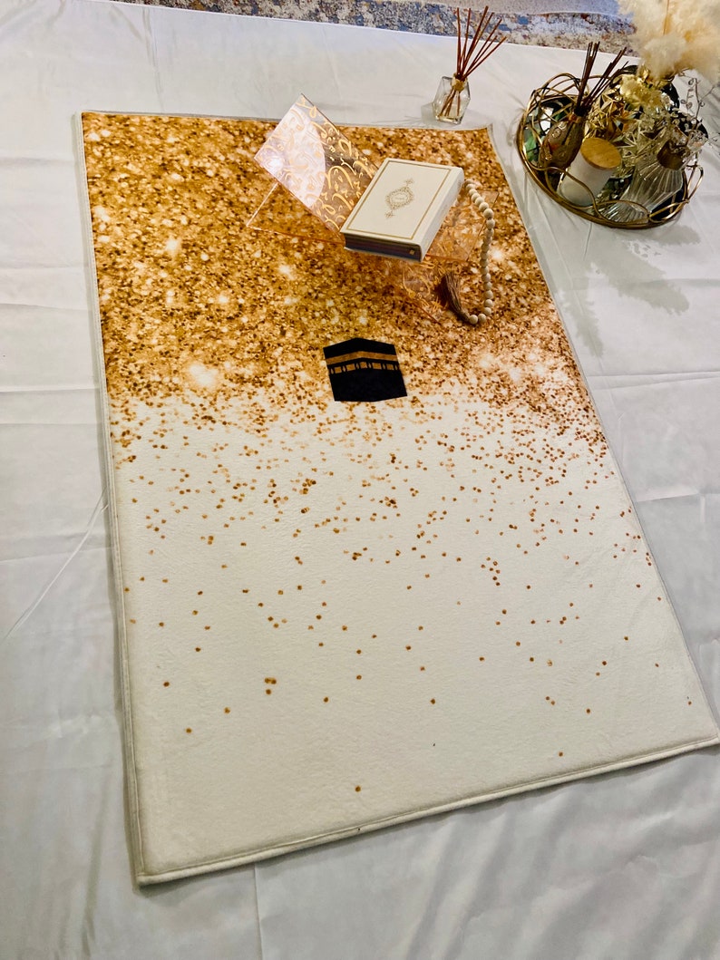 SALE Salah Mat Premium Sajedah White Padded Extra Large Prayer Mat ...