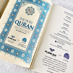 English Translation Quran With Arabic Script - Etsy