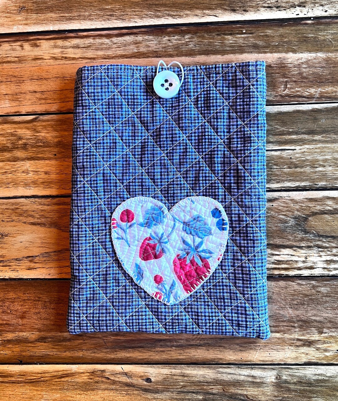 Book Cover, Book Pouch, Book Bag, Book Sleeve, Quilted Book Bag Pouch ...
