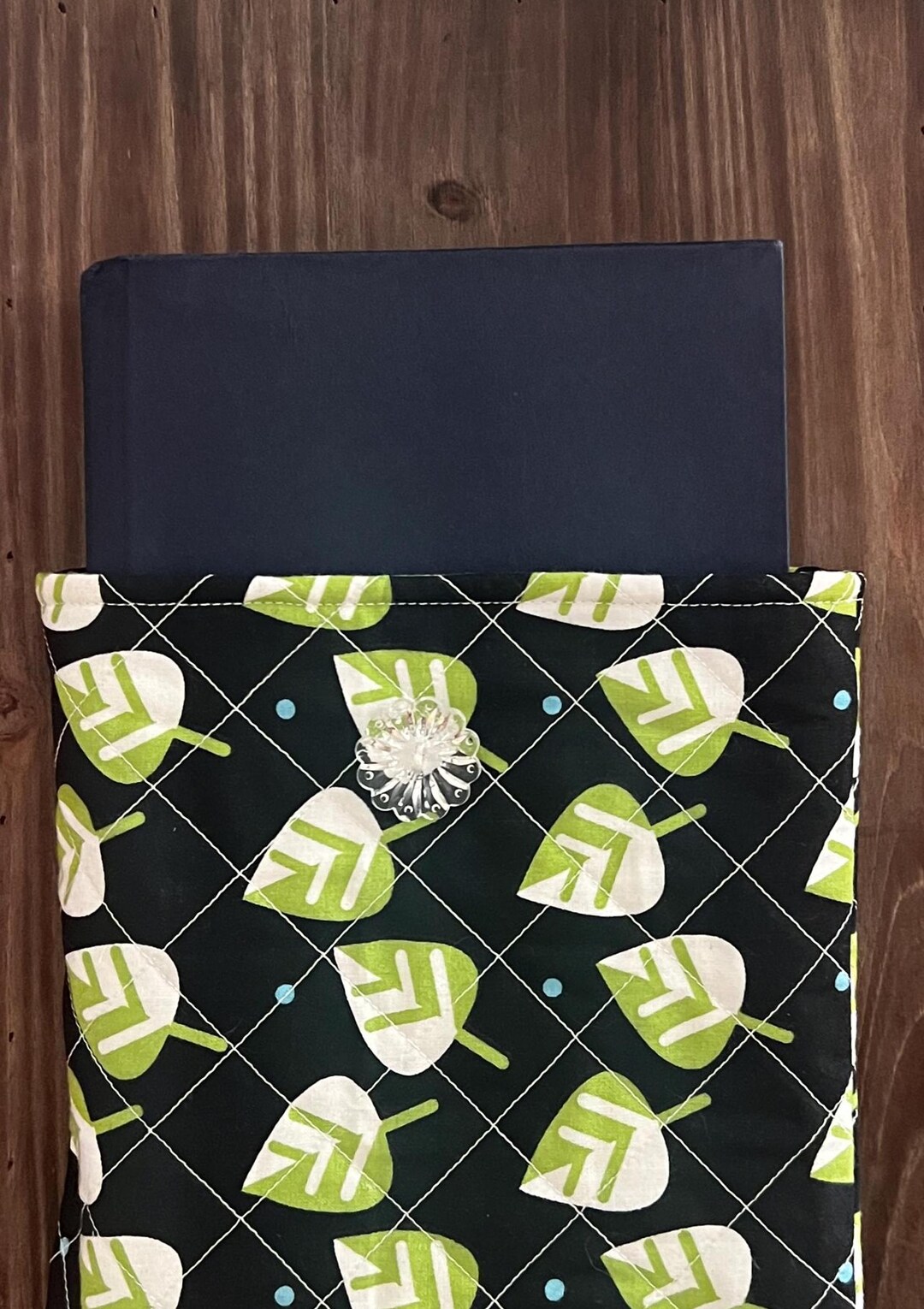Book Cover, Book Pouch, Book Bag, Book Sleeve, Quilted Book Bag Pouch ...