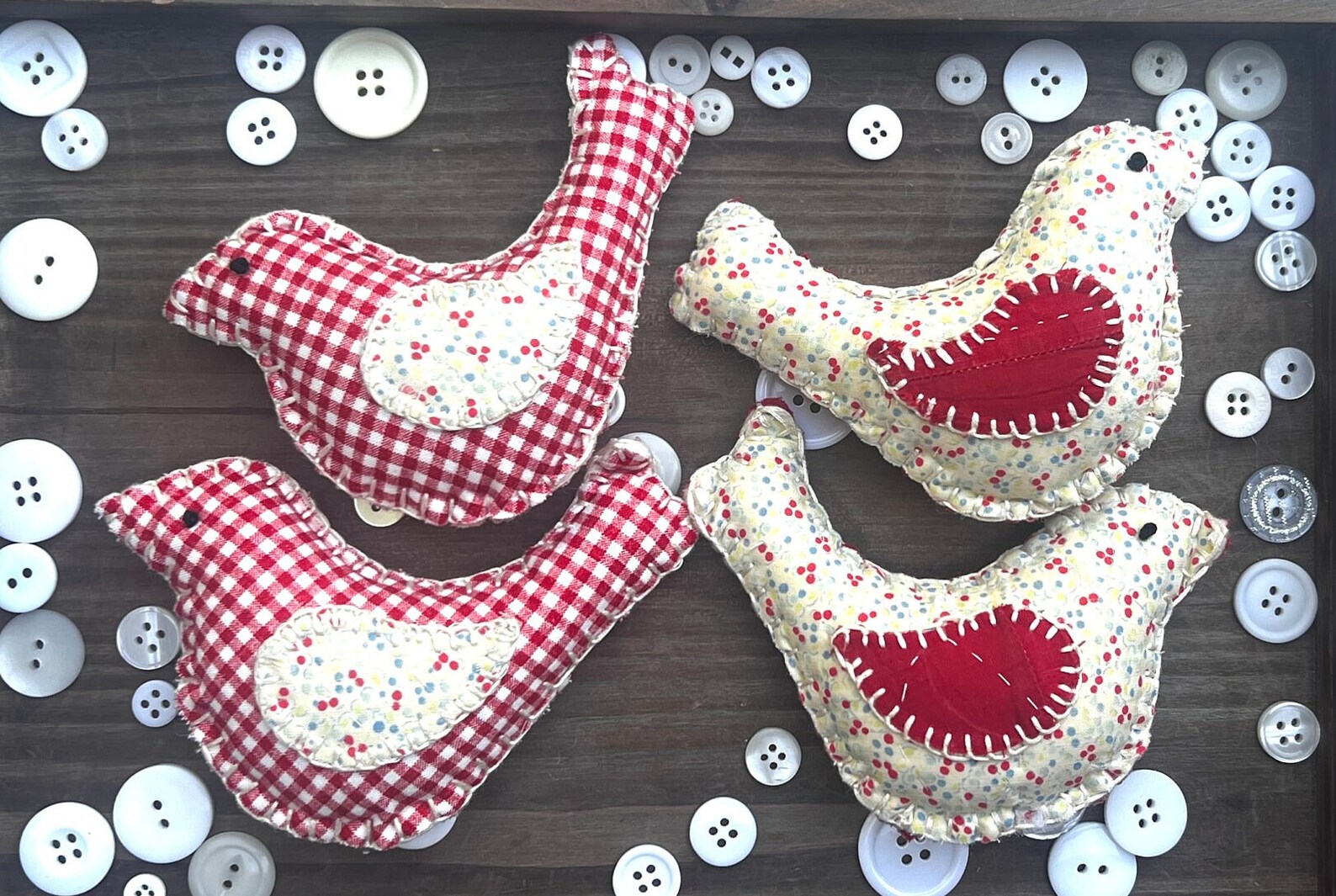 Quilted Bird Bowl Fillers, Handmade Quilt Birds, Bowlies, Antique Quilt ...
