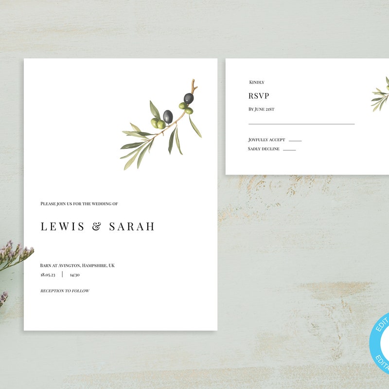 Branch Invitation - Etsy