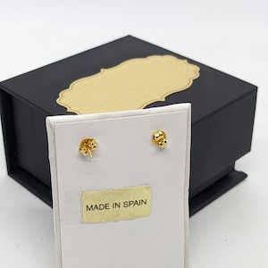Spanish Long Drop Women's Earrings Spain 24K Gold & Steel -flowers - Etsy
