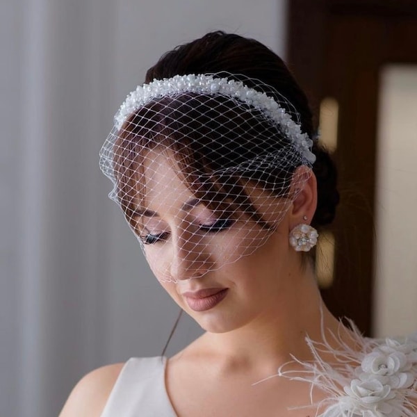 Bandeau Veil - Etsy