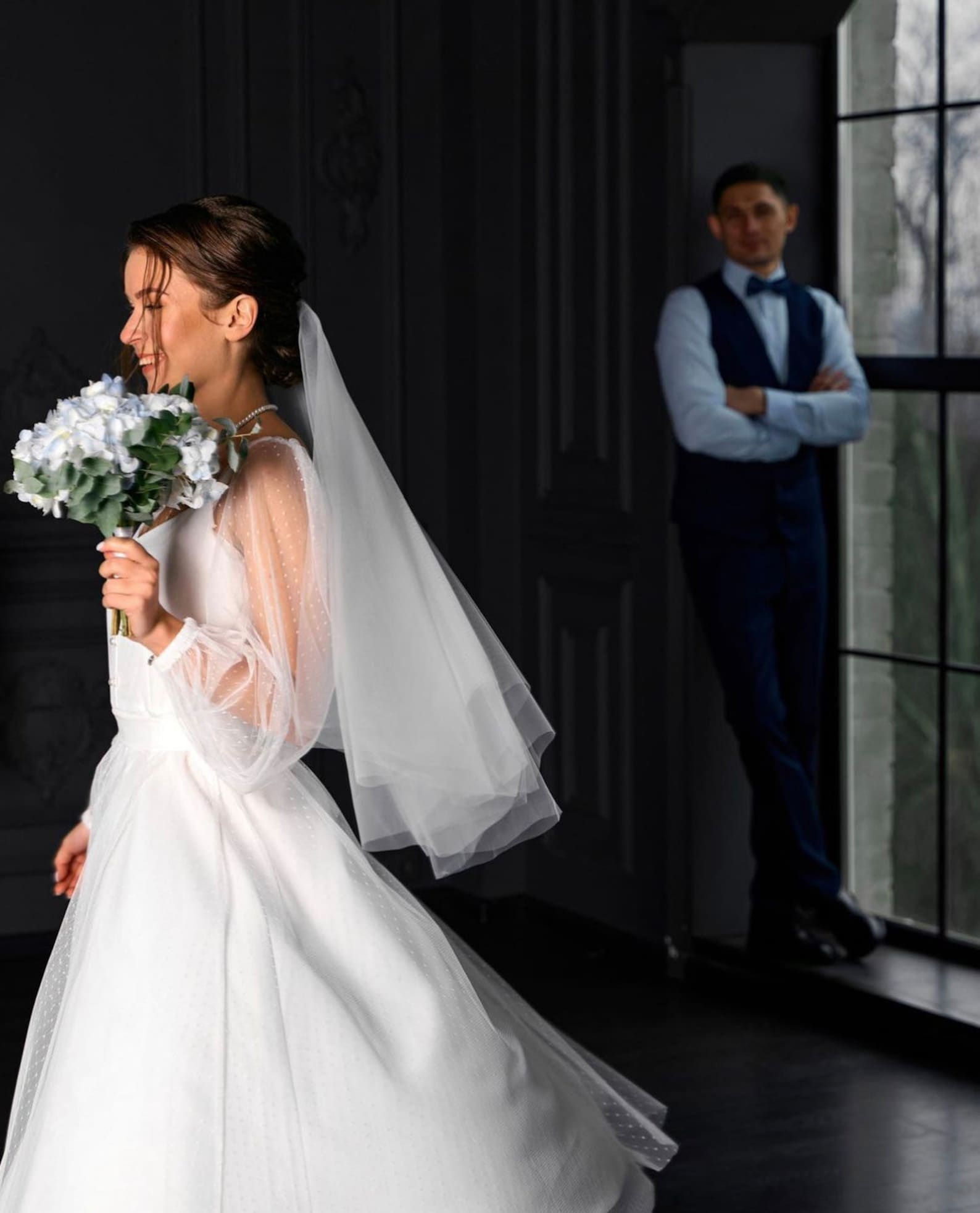 Elegant Short Wedding Veil for the Perfect Bridal Look Bridal - Etsy