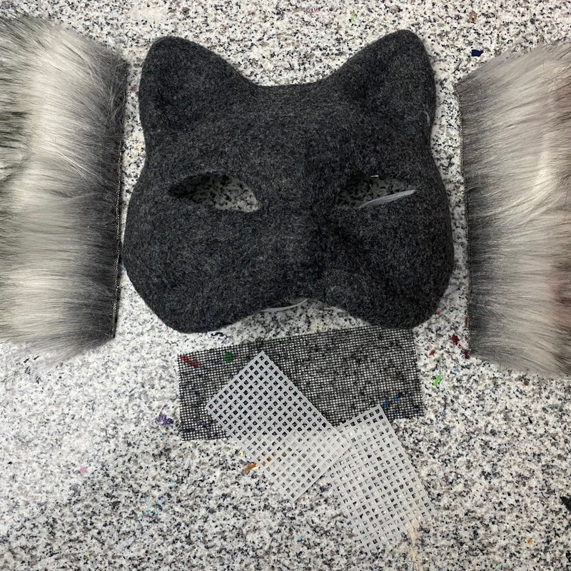 Gray Cat Therian Mask - Etsy