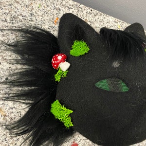 Therian Cat Mask - Mushrooms - Etsy