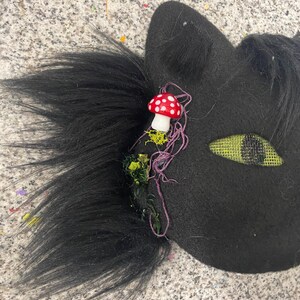 Therian Cat Mask X Mushrooms X - Etsy