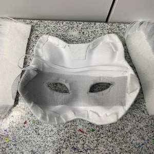 Plain Felted Therian Cat Mask Kit- Ready to Ship! - Etsy
