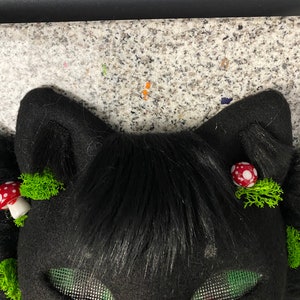 Therian Cat Mask - Mushrooms - Etsy