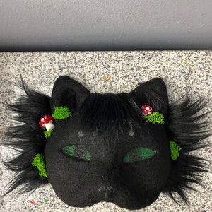 Therian Cat Mask - Mushrooms - Etsy