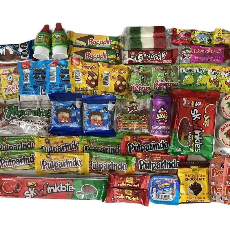 50 Piece Mexican Candy Mix - Etsy