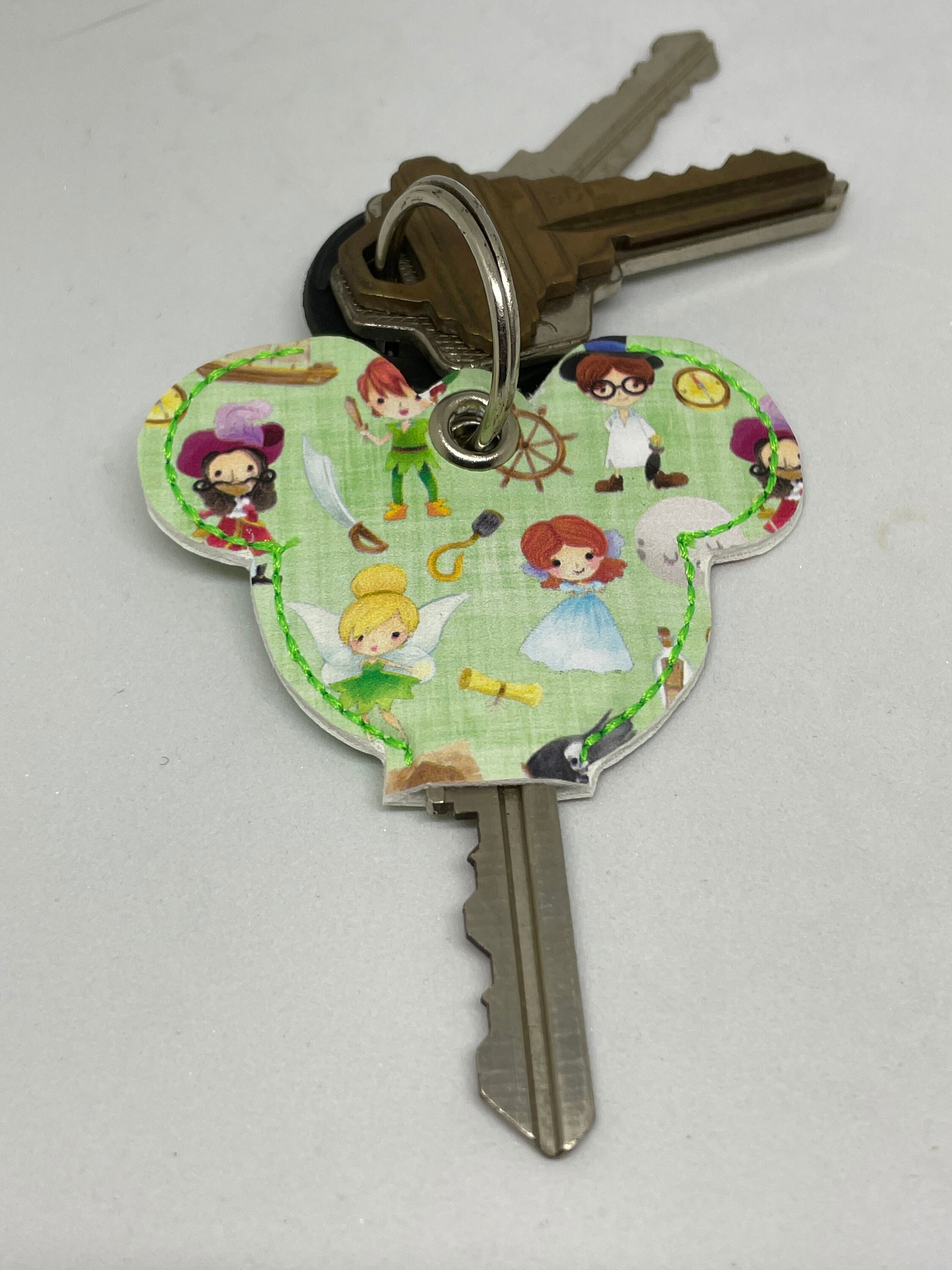 Key topper cute key cap with peter pan and friends | Etsy