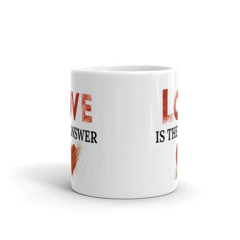 Love is the Answer Mug, Coffee Mug, Mugs, Gift for Her, Self Care Gift ...