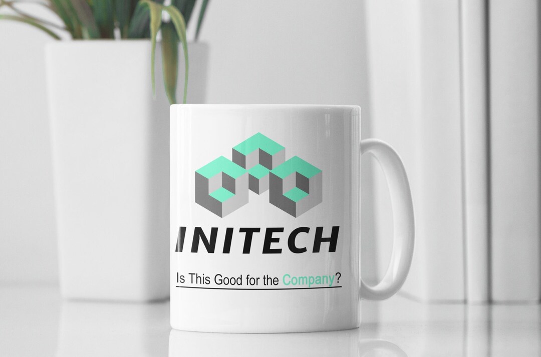 Initech From Office Space Coffee Mug With Motivational Slogan is This ...